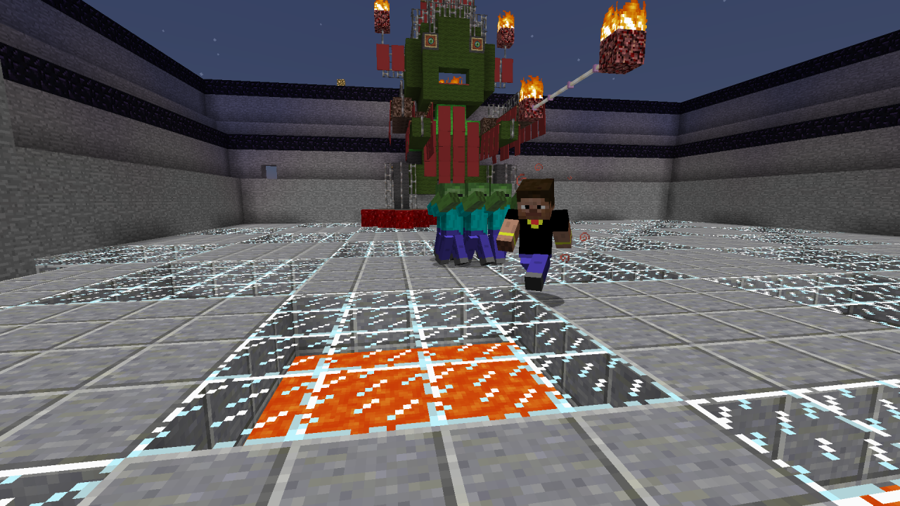 Life of a stone block. Minecraft Map