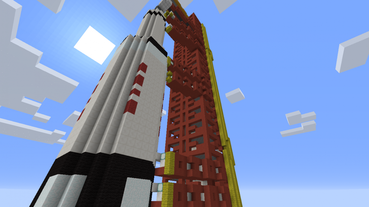 Apollo - Saturn V [1:1] [NASA] Minecraft Map