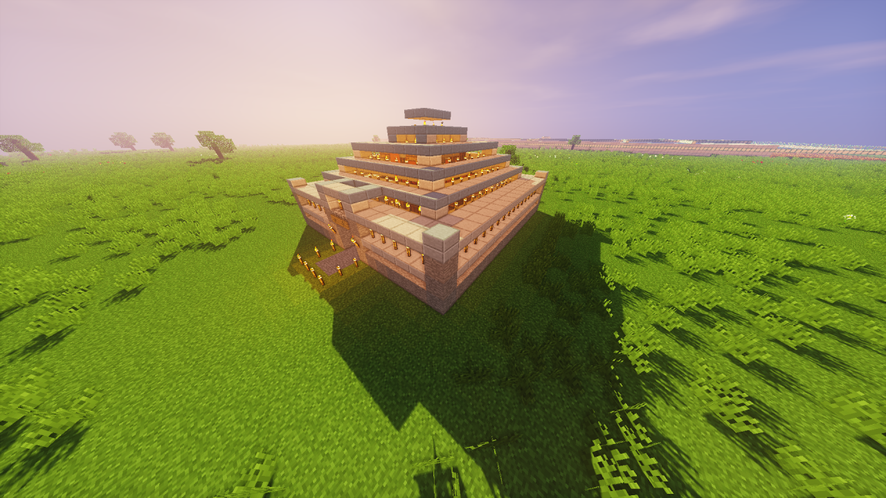 Semi Safe Base (early base design) Minecraft Map