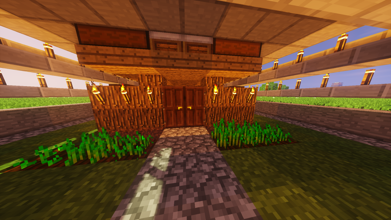 Semi Safe Base (early base design) Minecraft Map