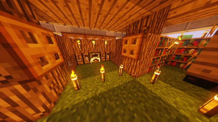 Semi Safe Base (early base design) Minecraft Map