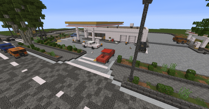 Gas Station Minecraft Map