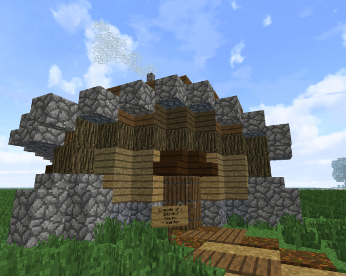 Diagonal (Medieval) House Minecraft Map