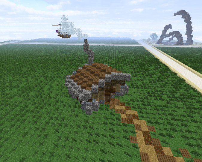 Diagonal (Medieval) House Minecraft Map