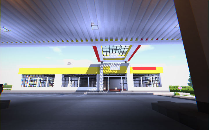 SHELL gas station Minecraft Map