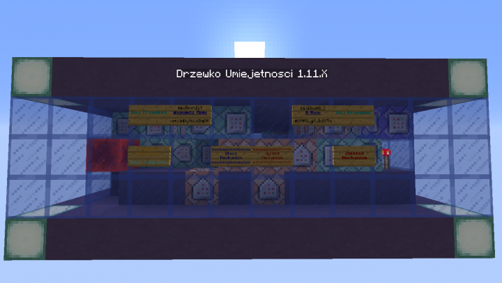 Only one Command Block - Skill Tree PL Minecraft Map