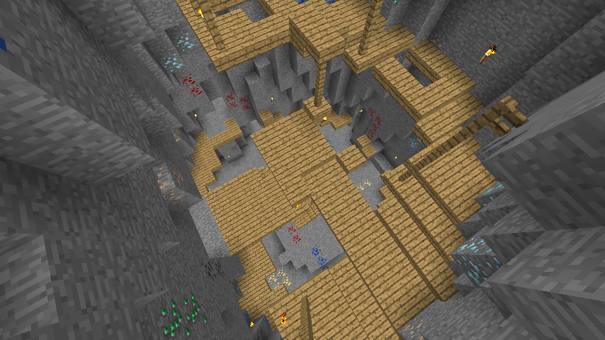 Underground Mine PvP Arena Minecraft Map