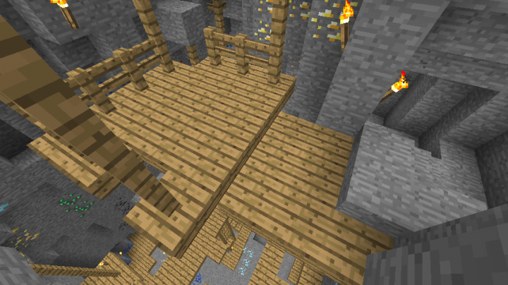 Underground Mine PvP Arena Minecraft Map