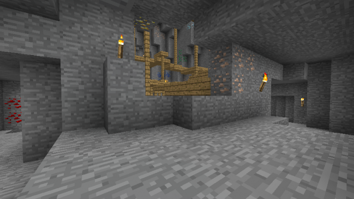 Underground Mine PvP Arena Minecraft Map