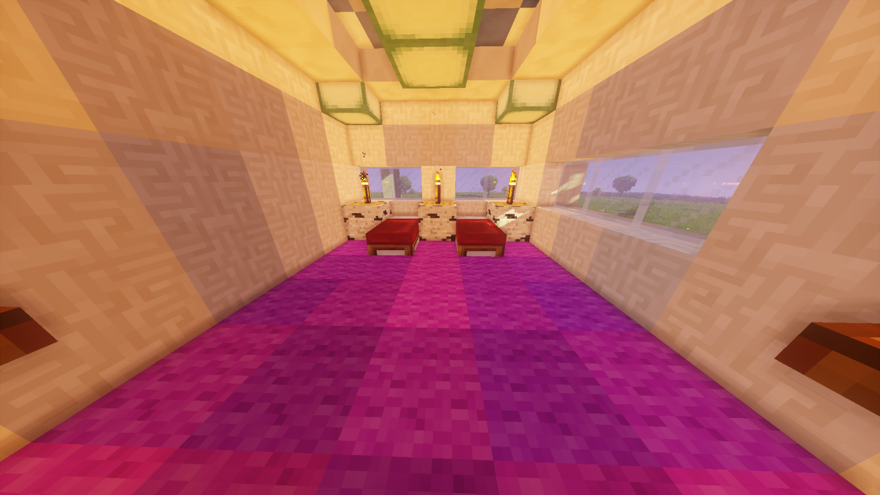 Redstone Powered Raised Rail System and base Minecraft Map