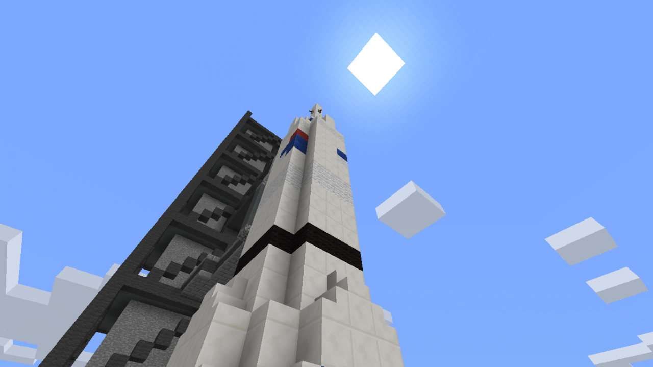 Space Launch System - Block 1 [1:1] [NASA] Minecraft Map