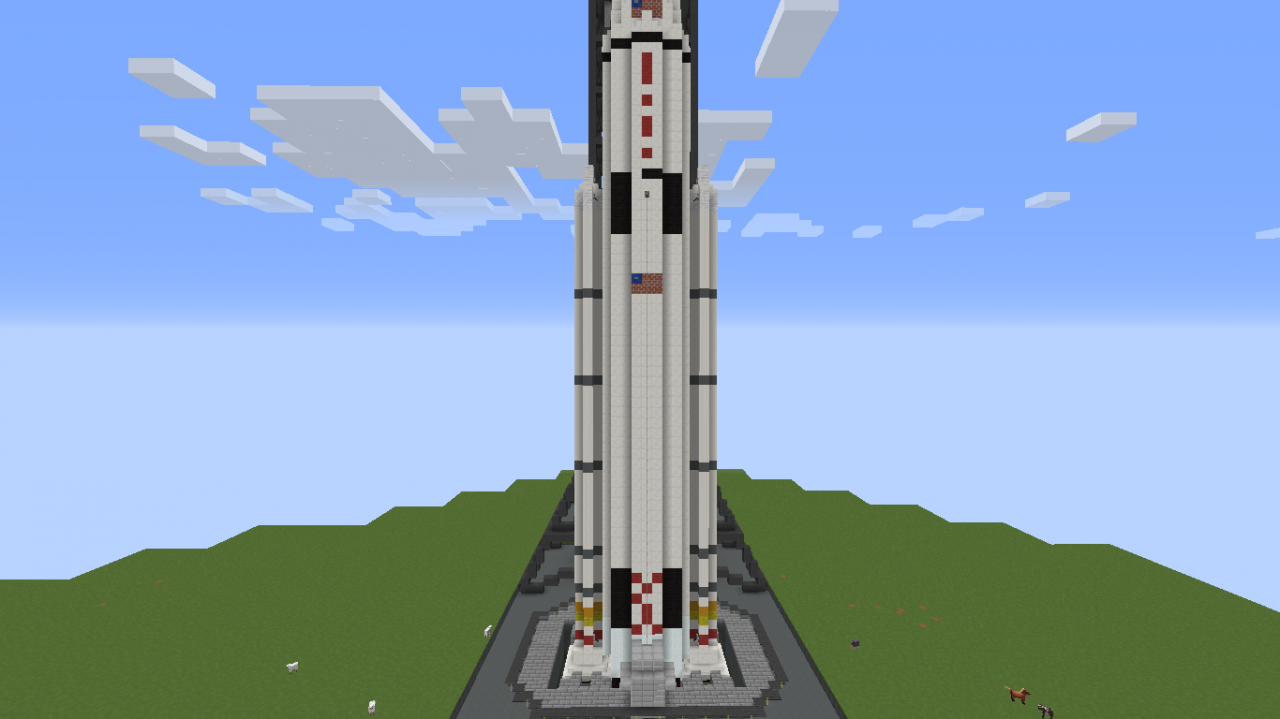 Space Launch System - Block 1 [1:1] [NASA] Minecraft Map