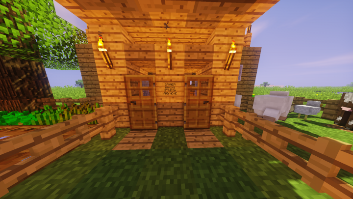 Banner Making Home Base Minecraft Map