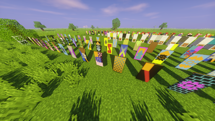Banner Making Home Base Minecraft Map