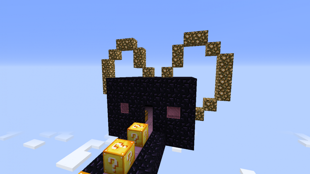 Lucky Block Race map- The command block series Minecraft Map