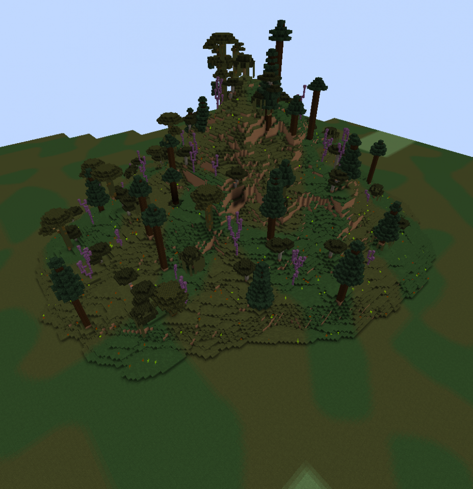 Forest Mountain Minecraft Map