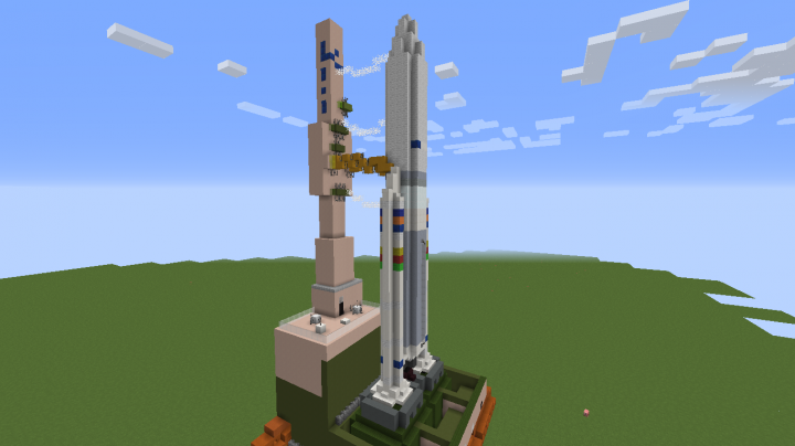 Ariane 5 [1:1] [ESA] Minecraft Map