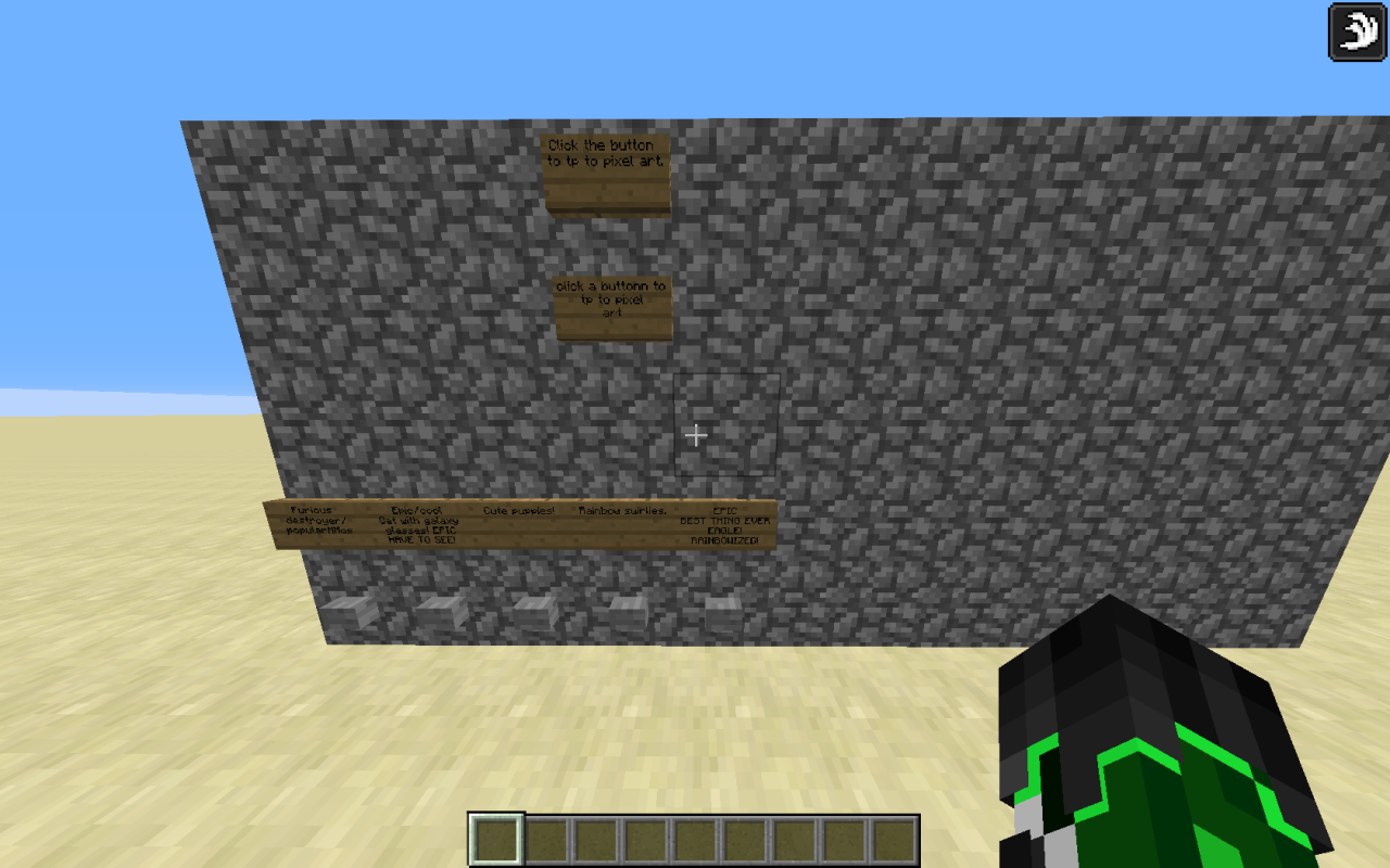 PIXEL ART AWESOME! Minecraft Map