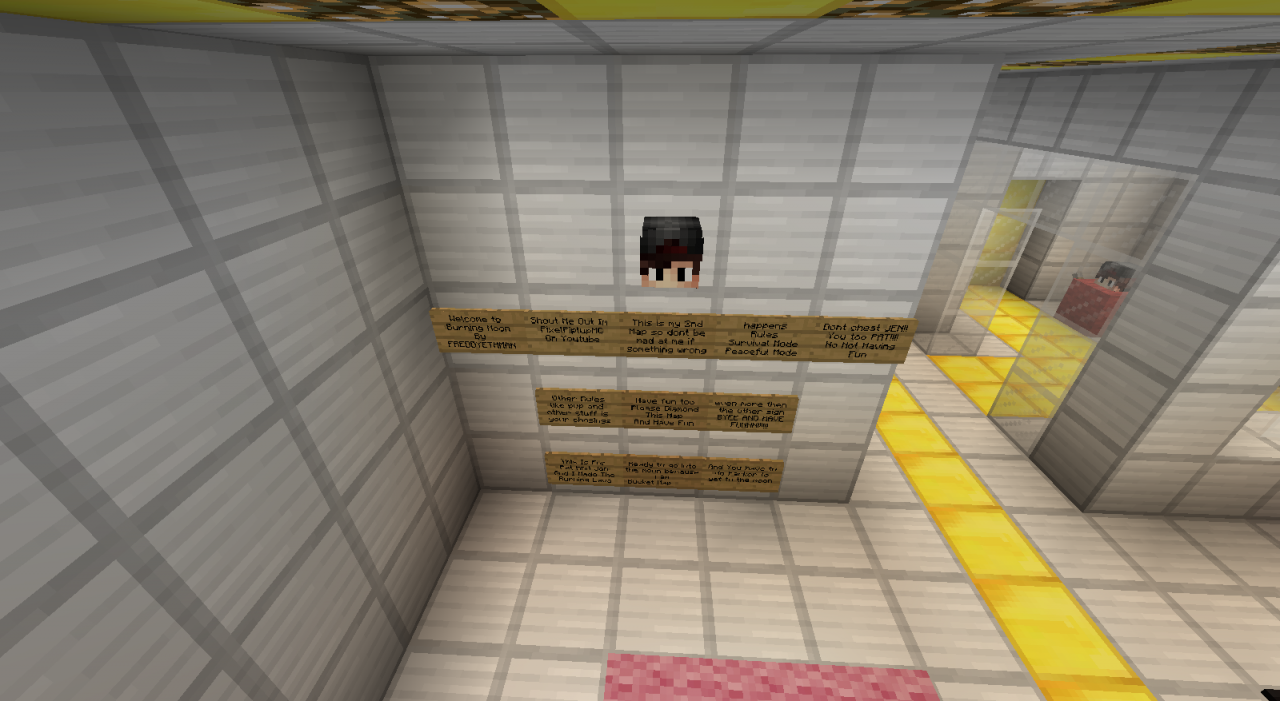 Burning Moon Map For Pat And Jen Minecraft Map