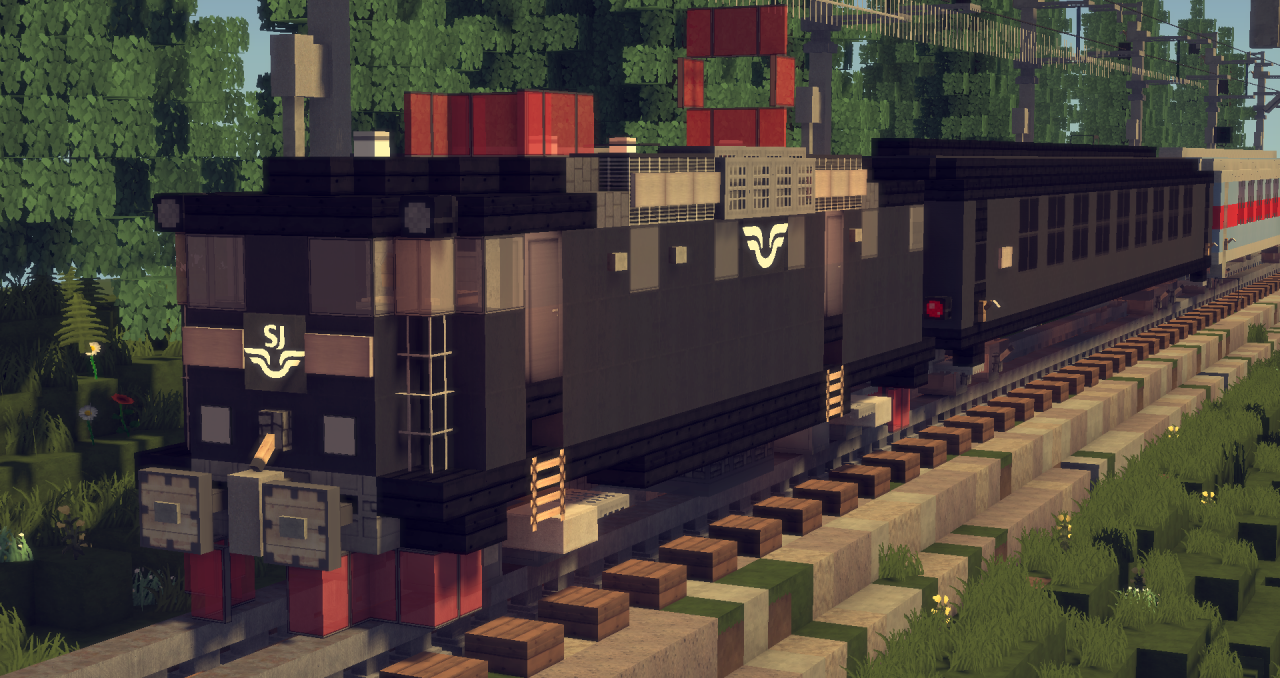 Norwegian & Swedish National Rail (2 Train combos) Minecraft Map