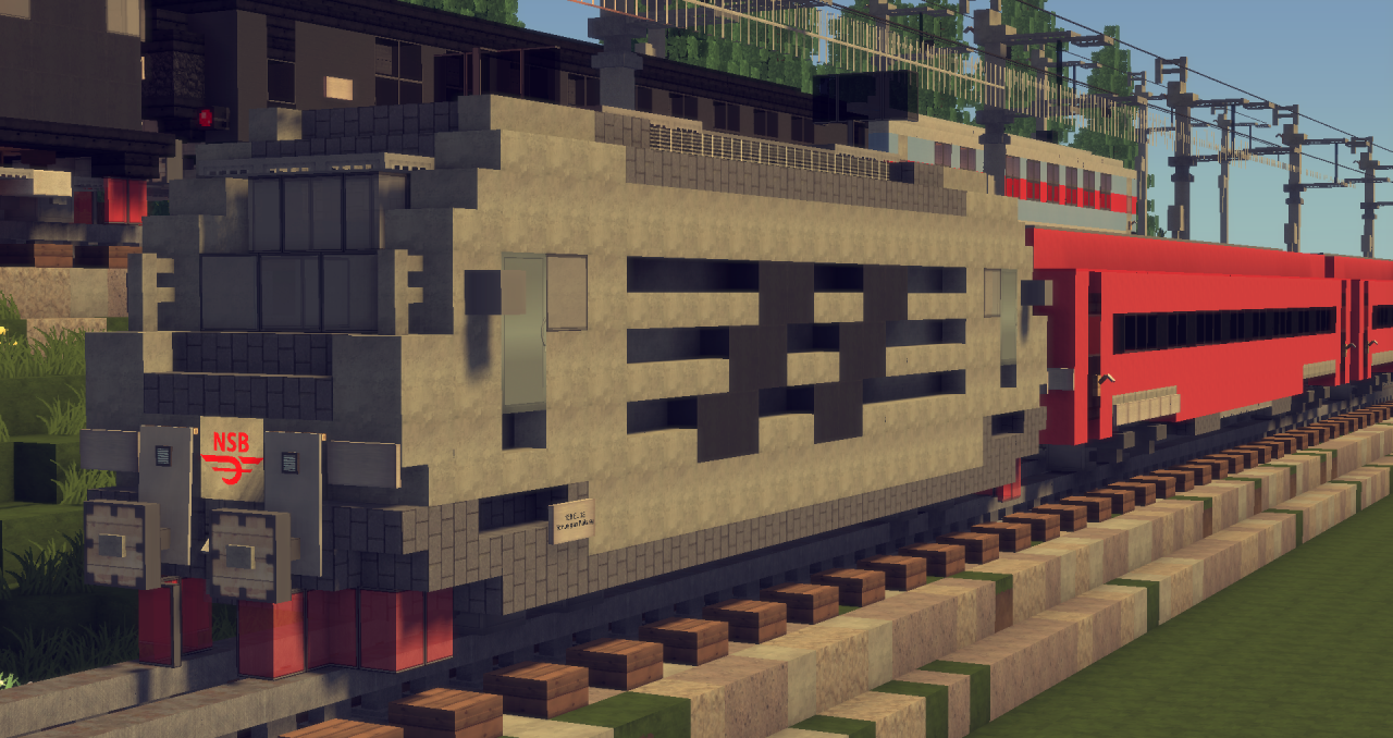 Norwegian & Swedish National Rail (2 Train combos) Minecraft Map