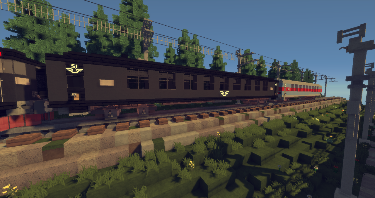 Norwegian & Swedish National Rail (2 Train combos) Minecraft Map