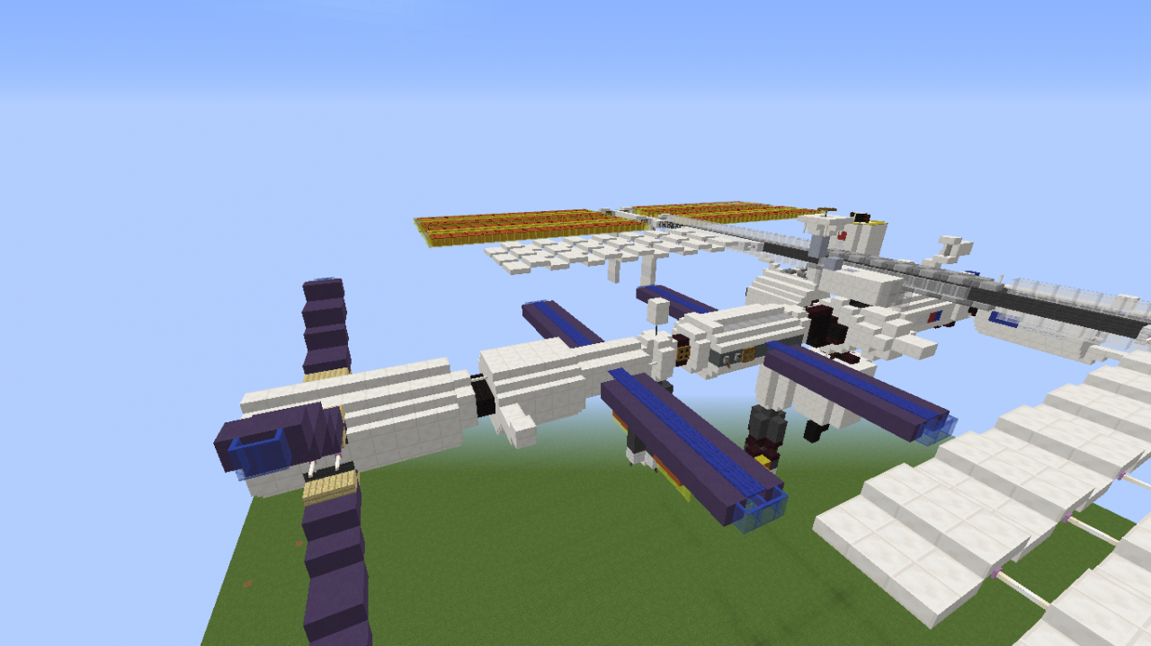 International Space Station - ISS [1:1] [Exterior] Minecraft Map