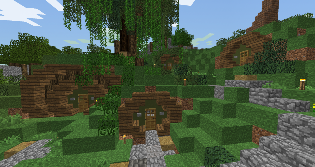 Hobbit Hole Minecraft Build