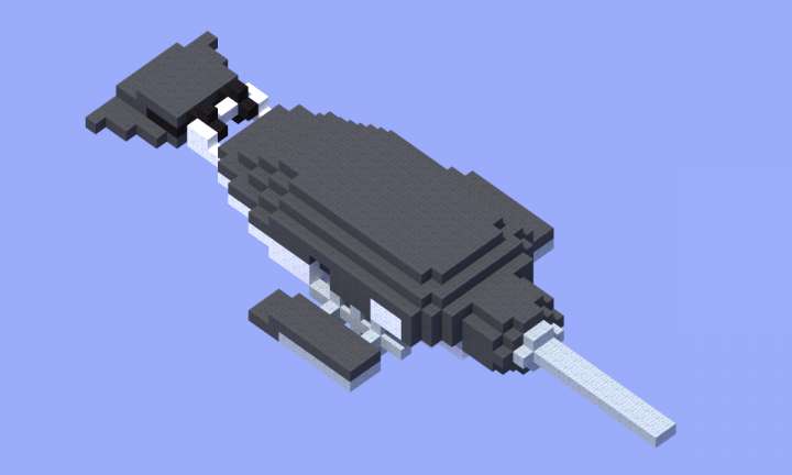 Narwhal (Model No.40329) Minecraft Map