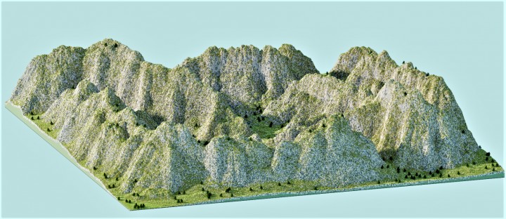 Barren Mountains Minecraft Map