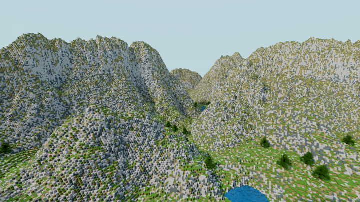 Barren Mountains Minecraft Map