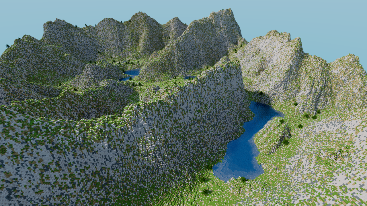 Barren Mountains Minecraft Map