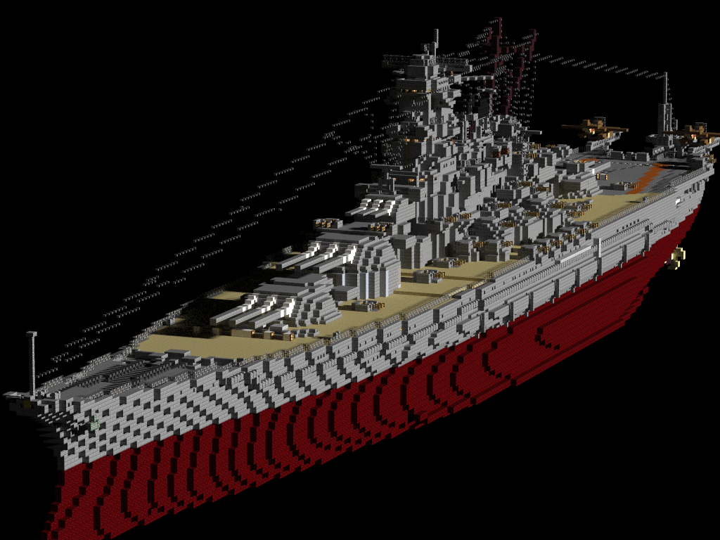 IJN Yamato class 'Yamato' Minecraft Map