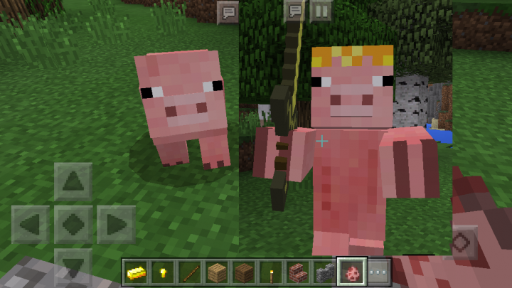 Super Saiyan Pigs Addon [MCPE] Minecraft Mod