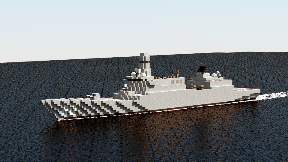 PLAN Type 055 destroyer Minecraft Map