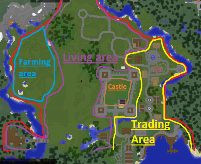 Glorious Medieval Kingdom Town Minecraft Map