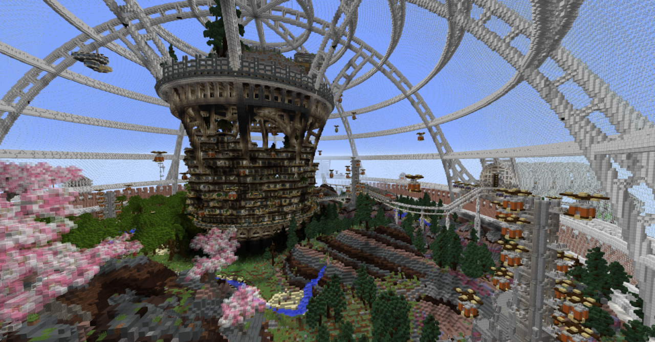 DISTRICT 127 - Memory of the ashes Minecraft Map