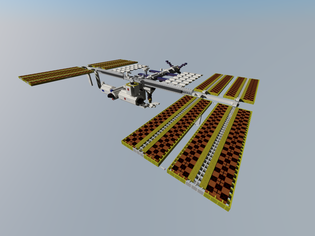 International Space Station - ISS [1:1] [Exterior] Minecraft Map
