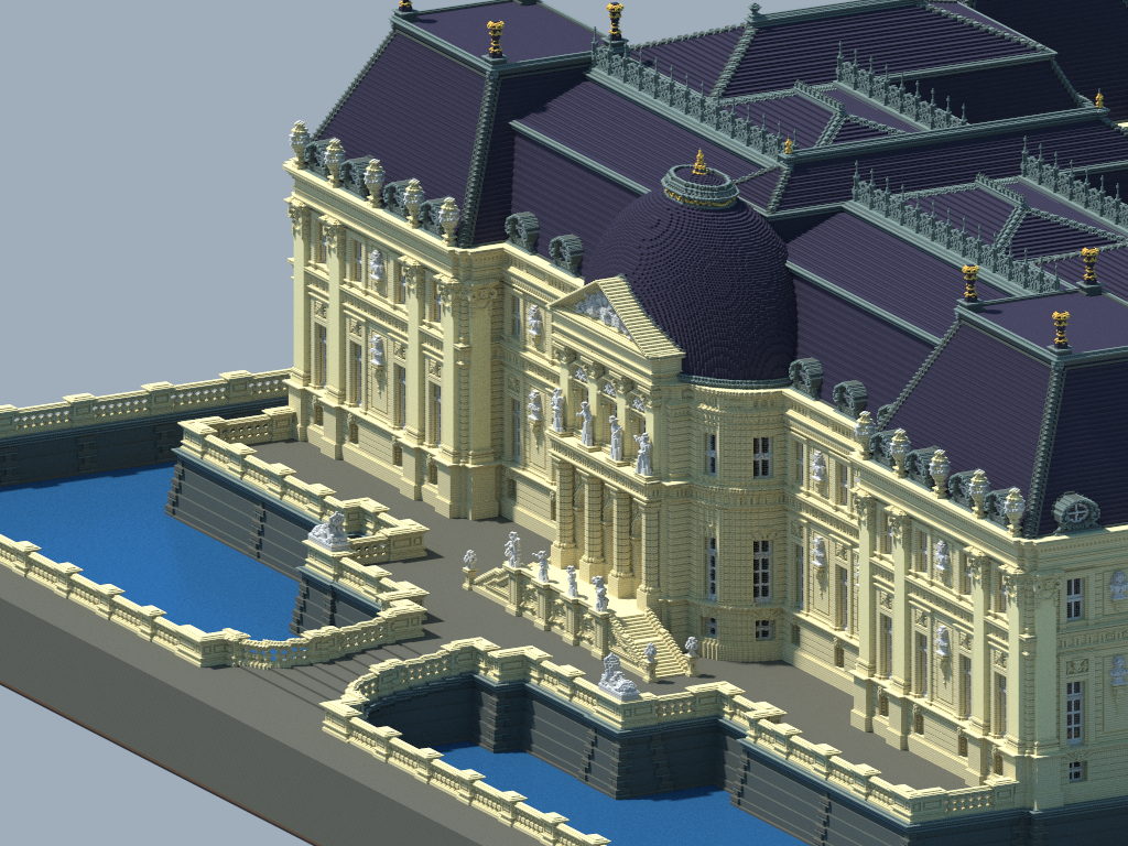 [Baroque] Chateau based on Vaux Le Vicomte Minecraft Map
