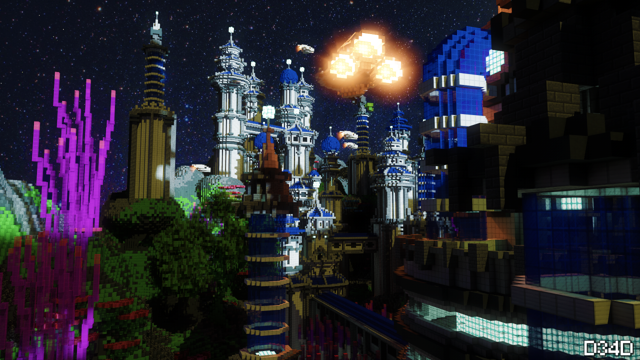 Blue Constellation Minecraft Map