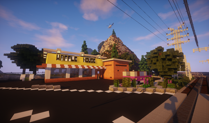 Waffle house Minecraft Map
