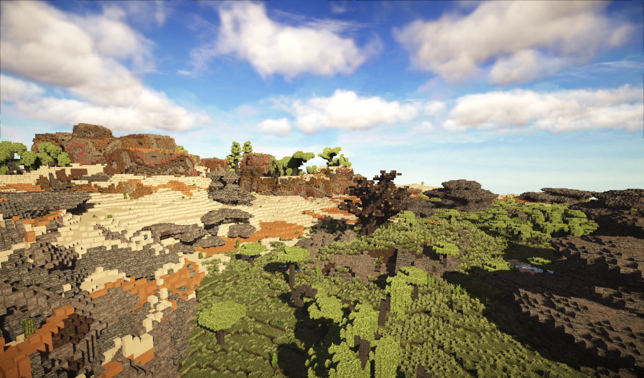 [DP Locations] Central continent. Presentation. Minecraft Map