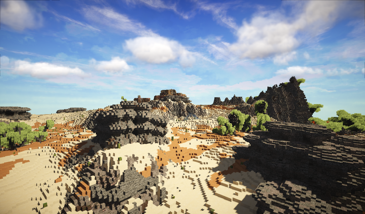 [DP Locations] Central continent. Presentation. Minecraft Map