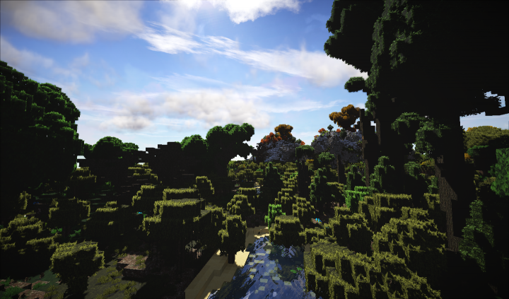 [DP Locations] Central continent. Presentation. Minecraft Map