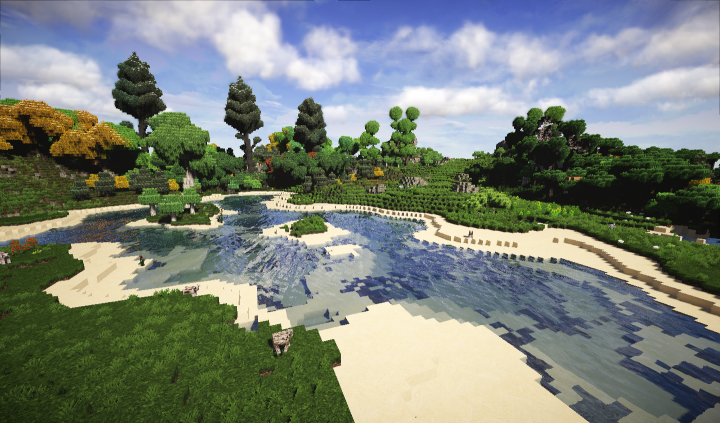 [DP Locations] Central continent. Presentation. Minecraft Map