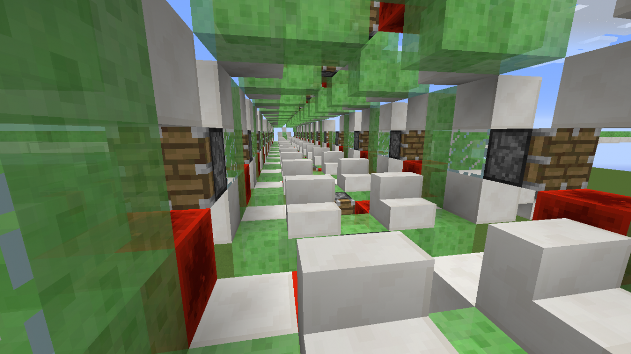 Flying Airliner!! Slimeblock!! -Vanilla MInecraft- Minecraft Map