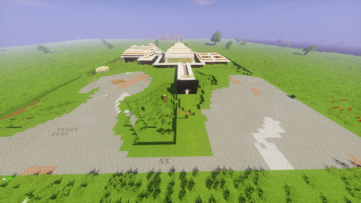 Obsidian Base Minecraft Map