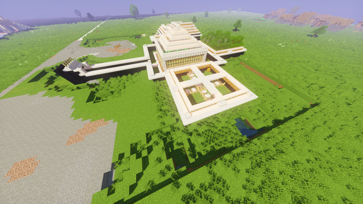 Obsidian Base Minecraft Map