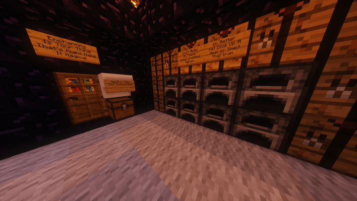 Obsidian Base Minecraft Map