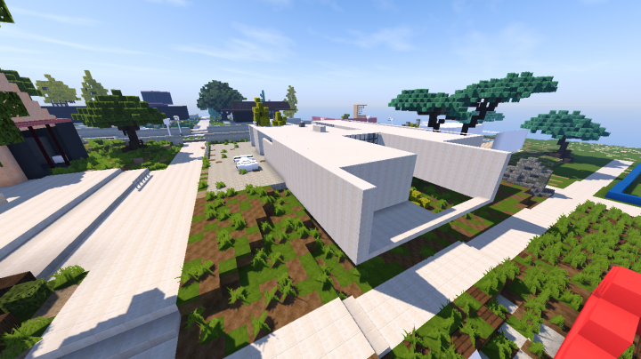 contemporary house Minecraft Map